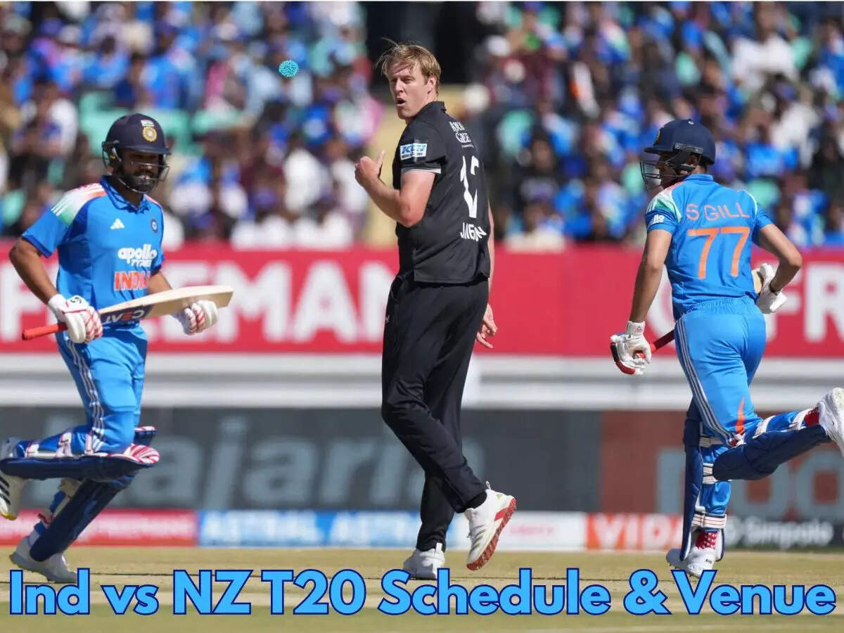 India vs New Zealand T20 series 2026: Schedule, venues, ticket booking ...
