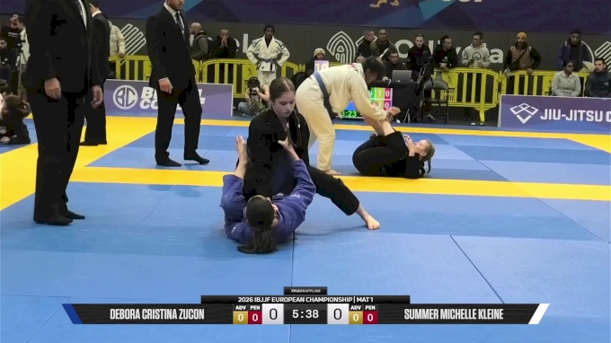 Summer Michelle Kleine vs Debora Cristina Zucon 2026 European Jiu-Jitsu ...