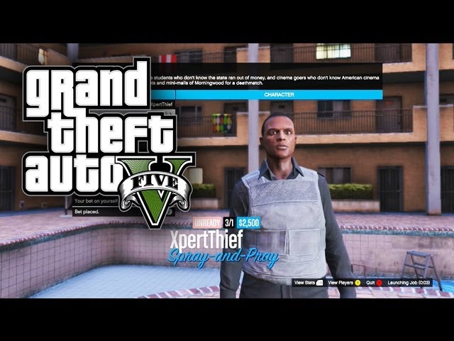 GTA 5 online gameplay - deathmatch - server issues (GTA V online)