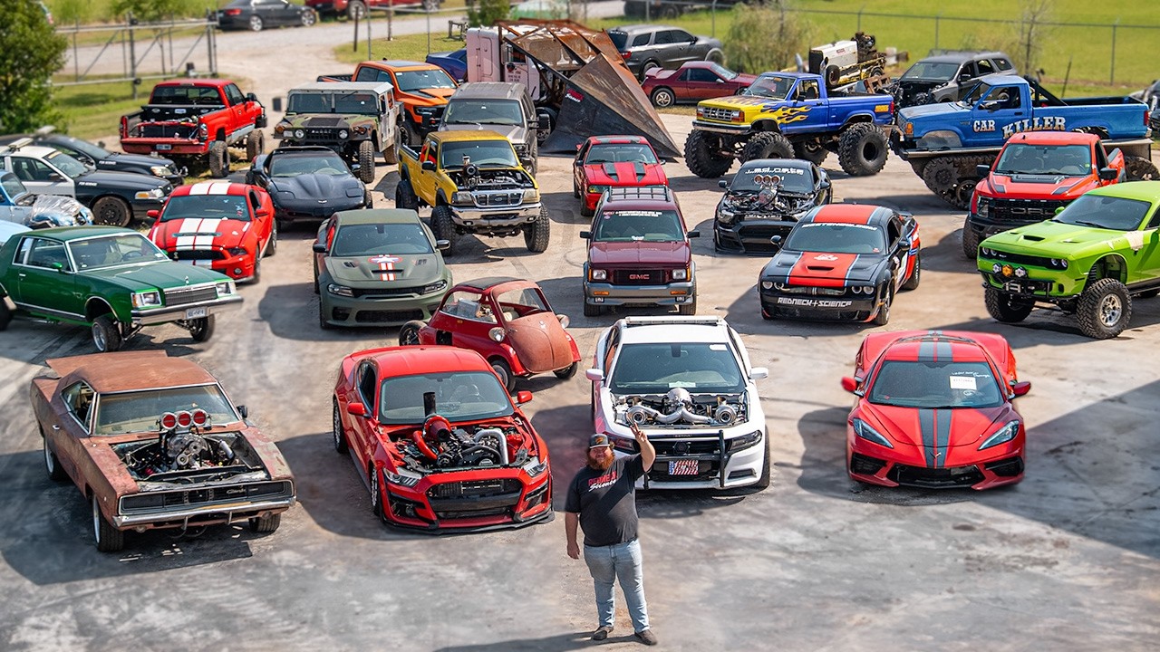 Full tour of my car collection... over 100 cars