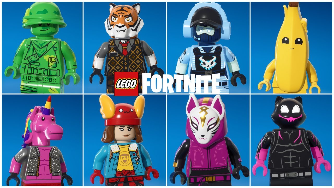 Lego Fortnite - All minifigures in my collection!