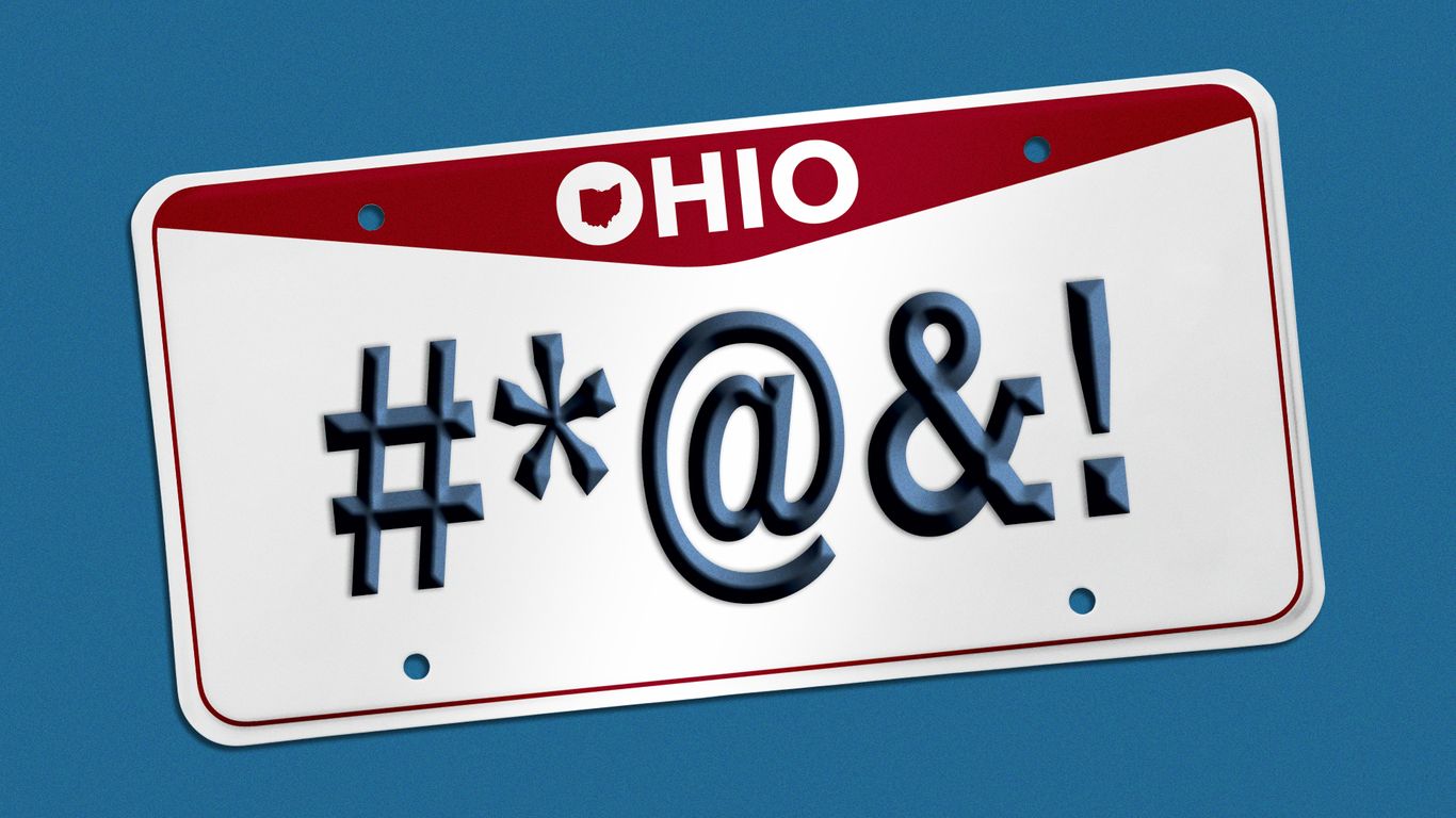The NSFW license plates Ohio rejected in 2025