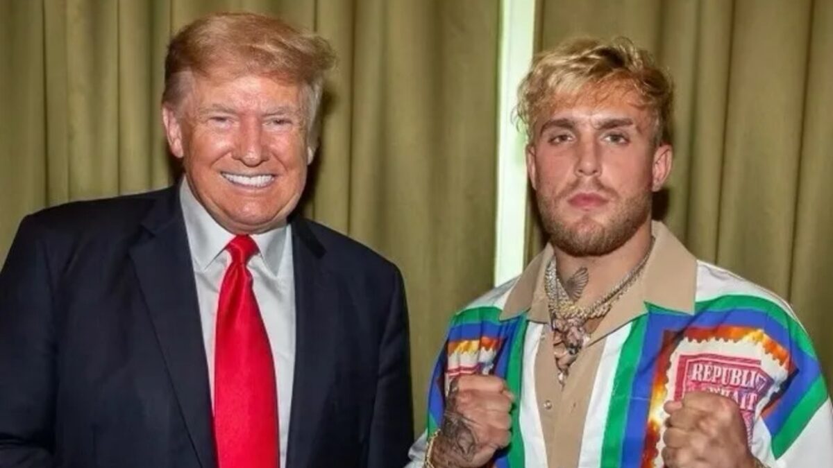 (Video) President Donald Trump spotted chatting to Jake Paul about ...