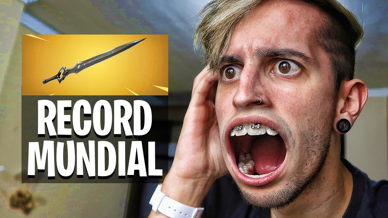 Record mundial de kills con la espada de Fortnite - Robleis