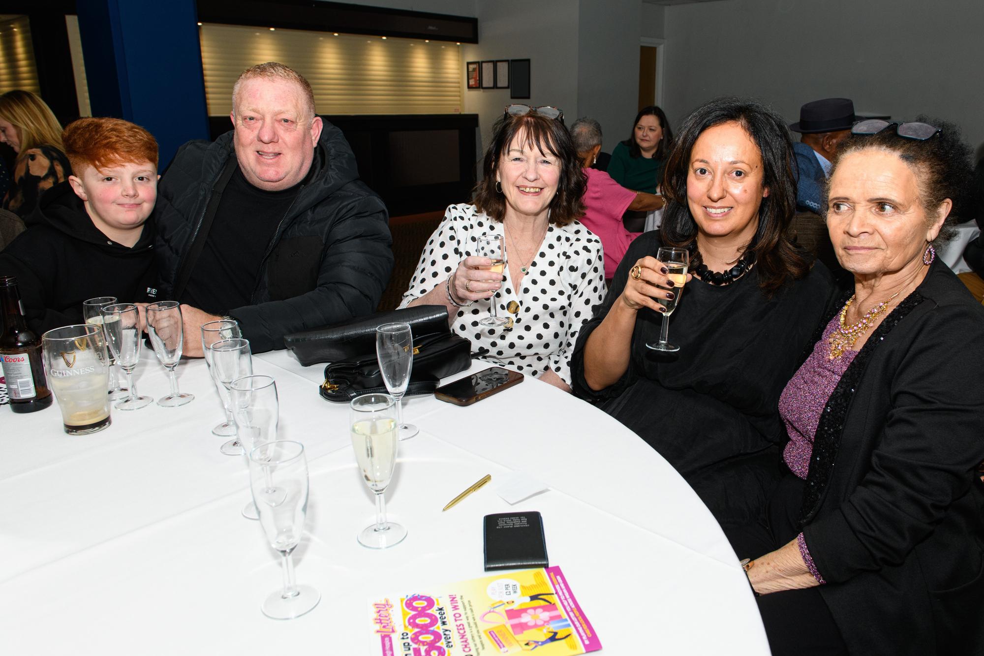 Sir Billy and Lady Joan Boston host double family celebration at stadium