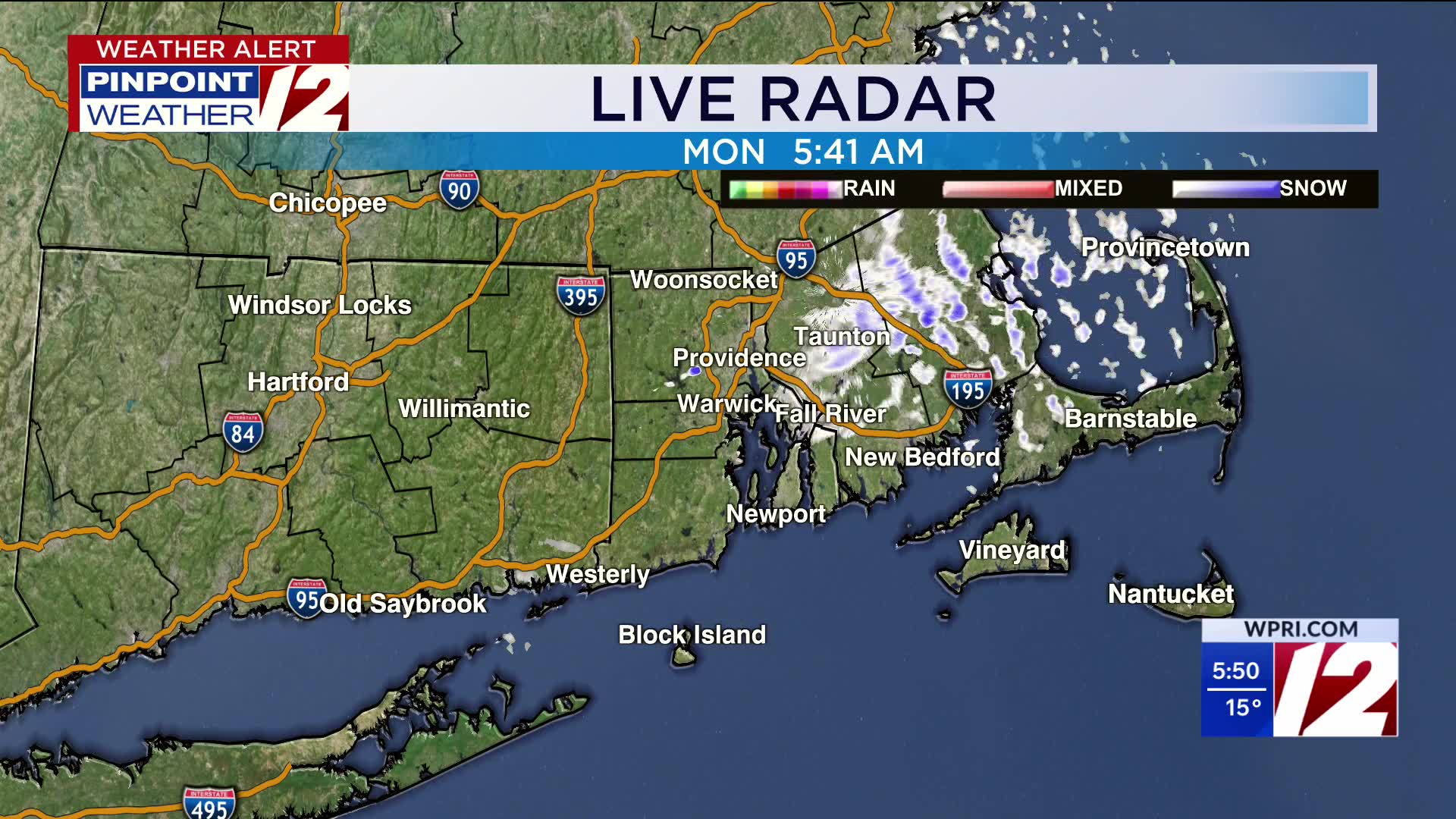 WPRI 12 weather forecast for 1/26/26: Lingering snow showers today