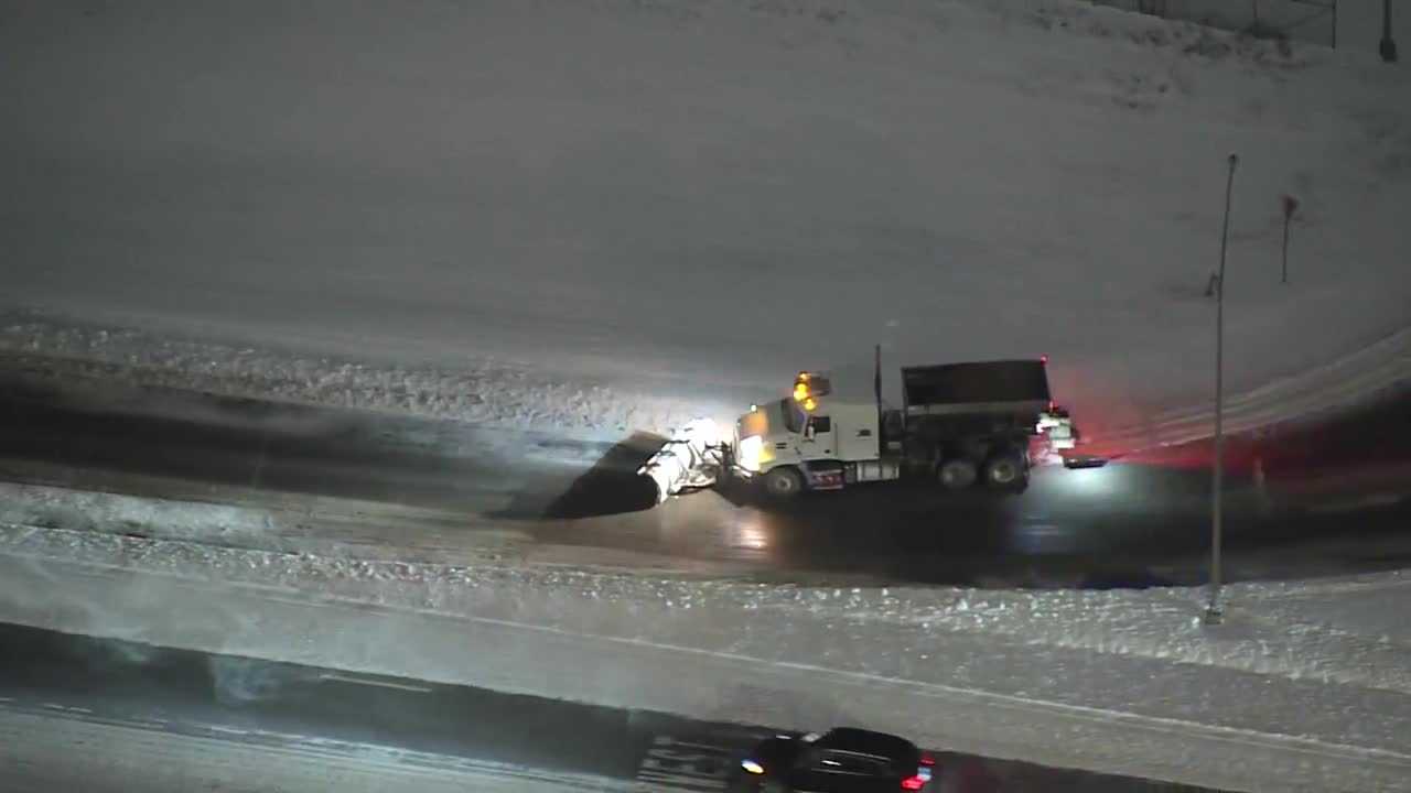 Watch live: Sky 5 shows snow conditions in OKC metro as snow remains