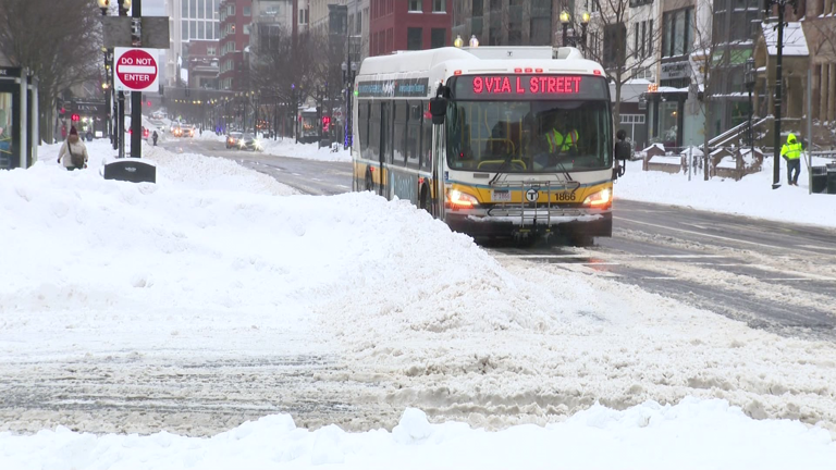 'Going to take all day': Mass. communities continue to dig out from ...