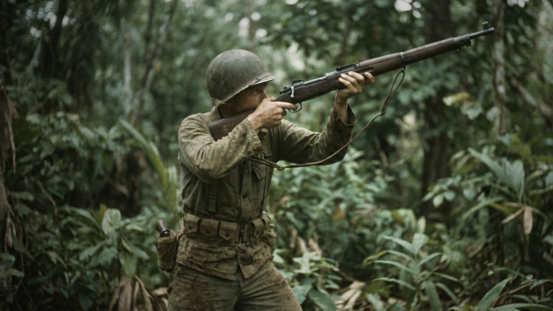 How did an American officer defeat Japanese snipers in World War II?