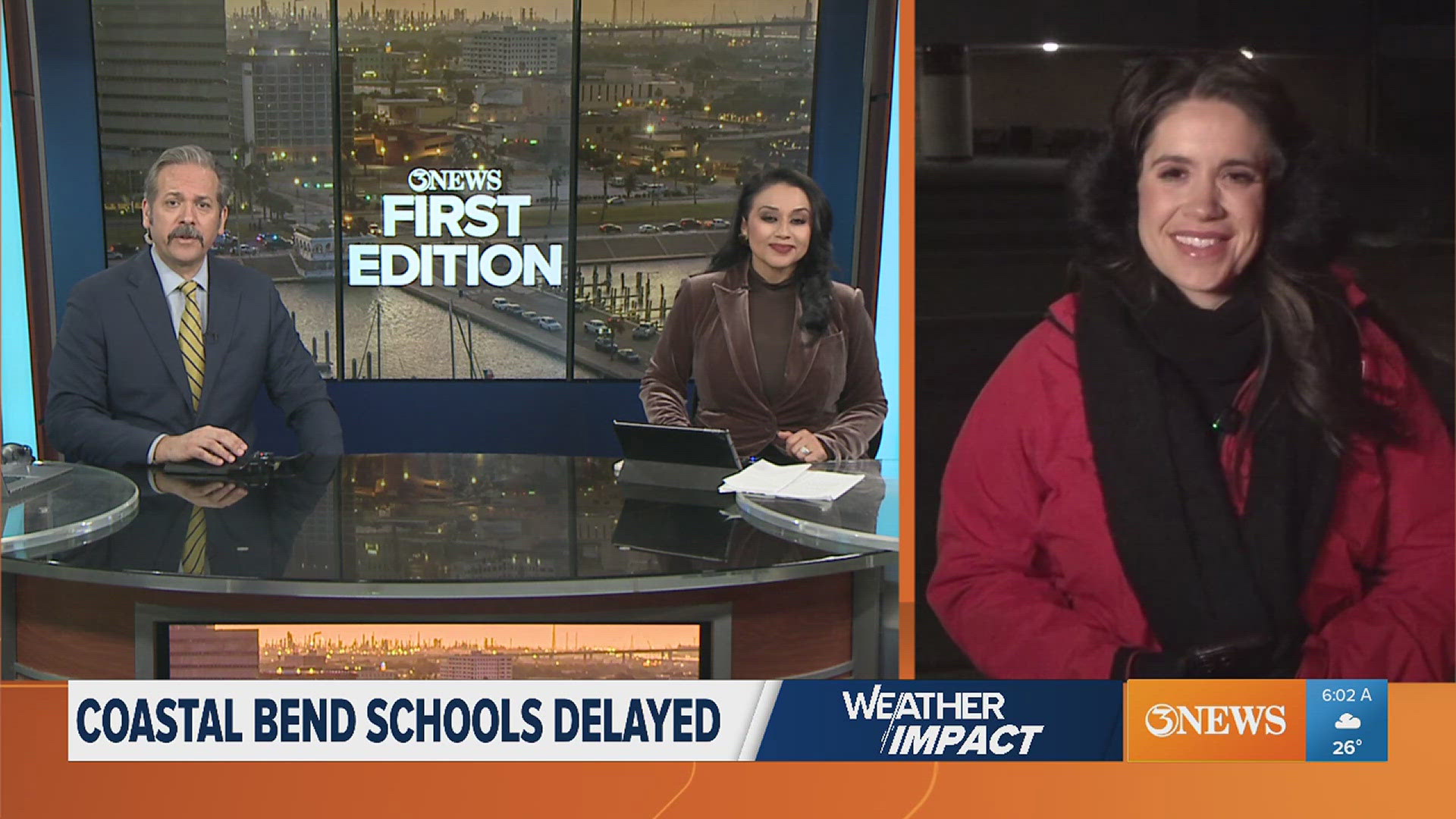 Lexis Greene reporting from Flour Bluff