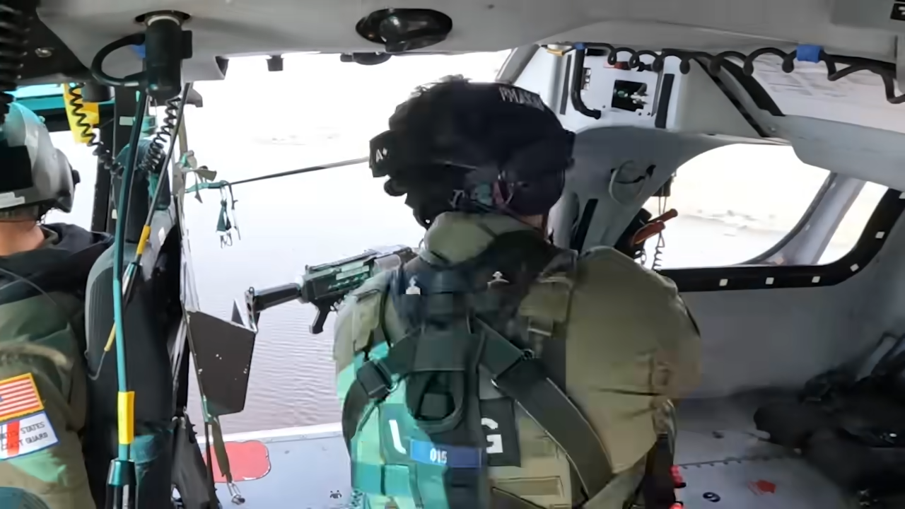 How the Coast Guard stops drug smuggling boats from the air