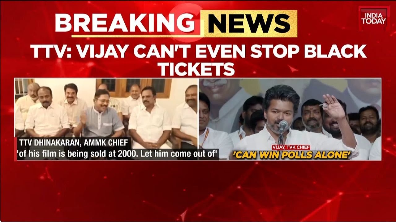 TTV Dhinakaran mocks Vijay: 'He can't even stop black marketing of his ...