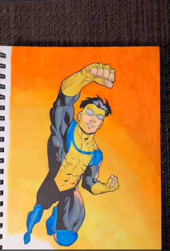 Invincible artwork – epic fan art of Mark Grayson