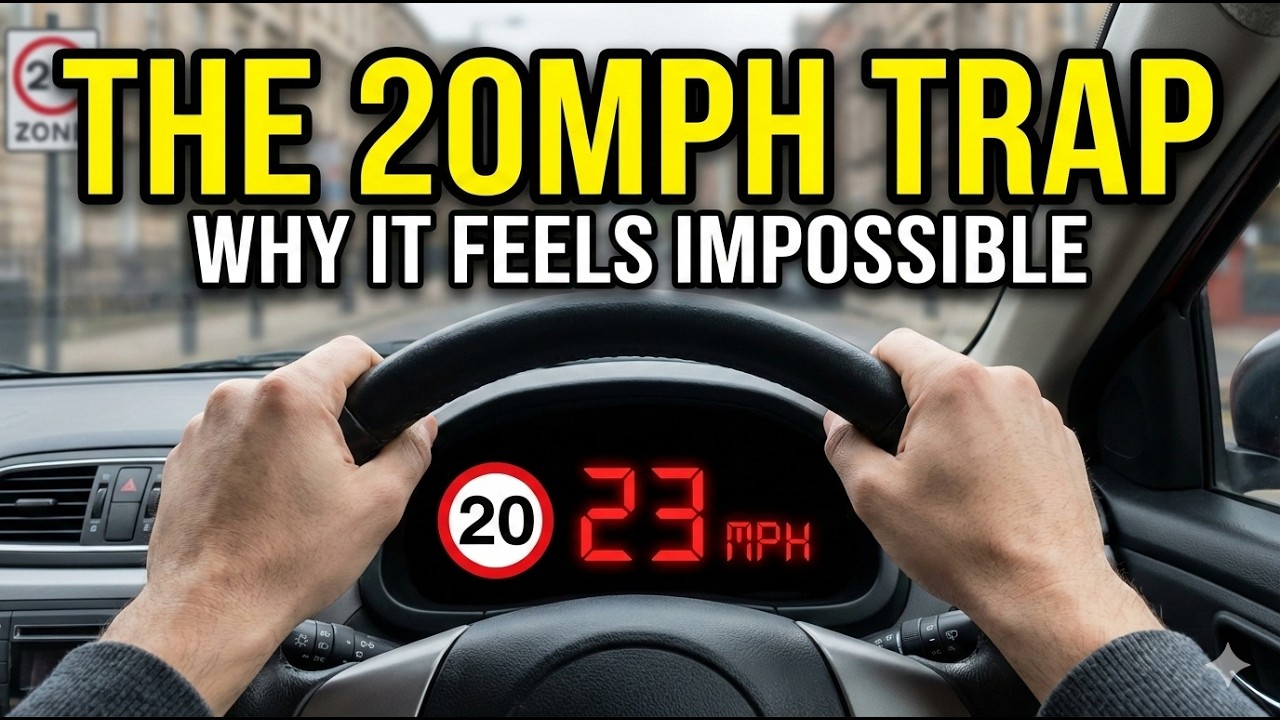 Why 20mph feels unnatural in modern cars and how to cope