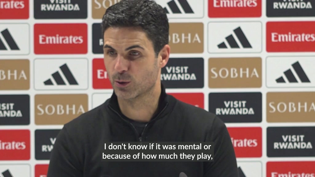 Mikel Arteta accepts Arsenal must show mental strength on pitch after ...