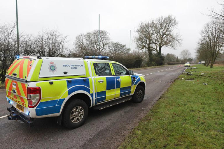 Two in Royal Stoke as police remain at North Staffordshire smash
