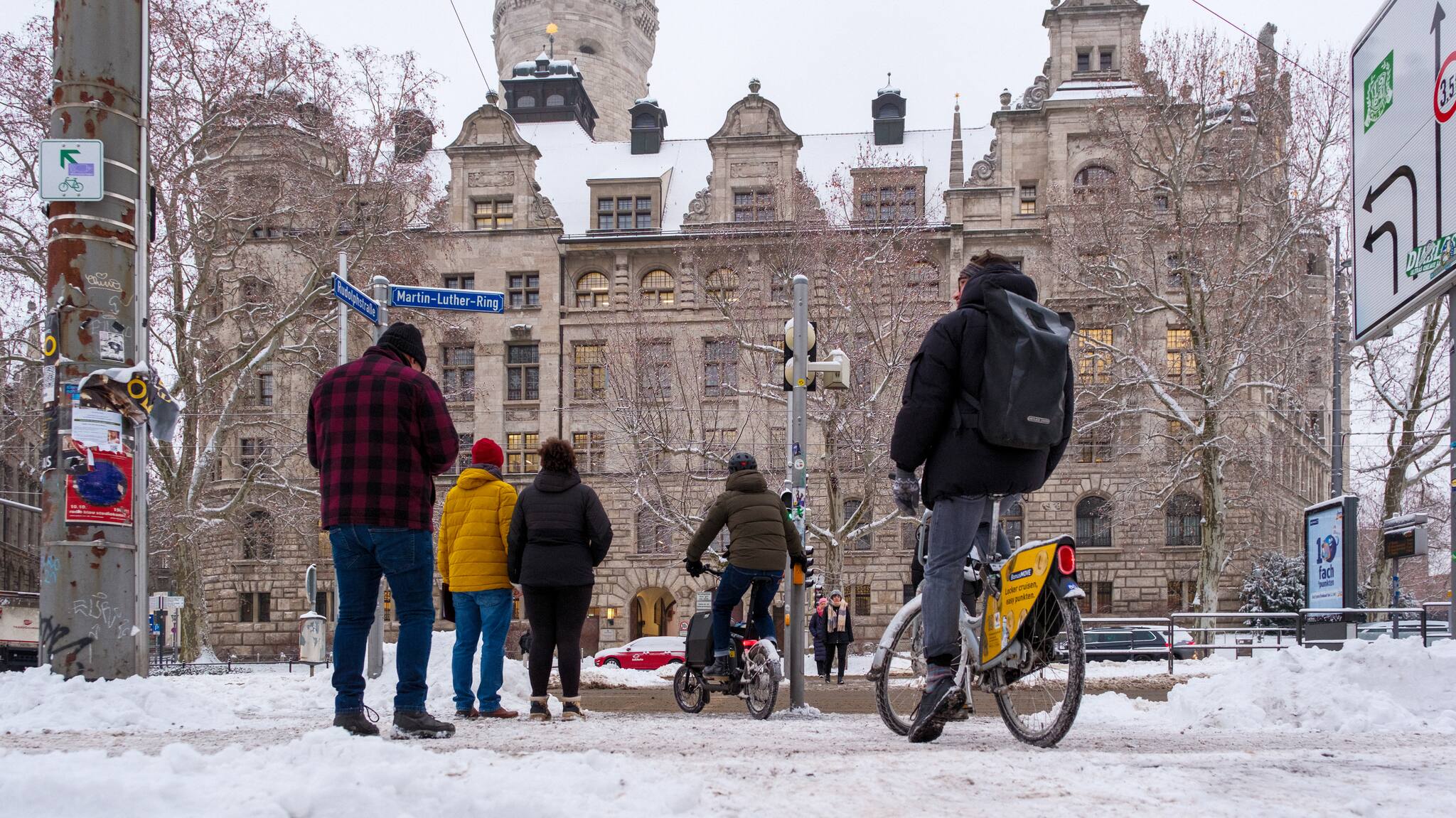 Fotos: Wintereinbruch in der Region Leipzig