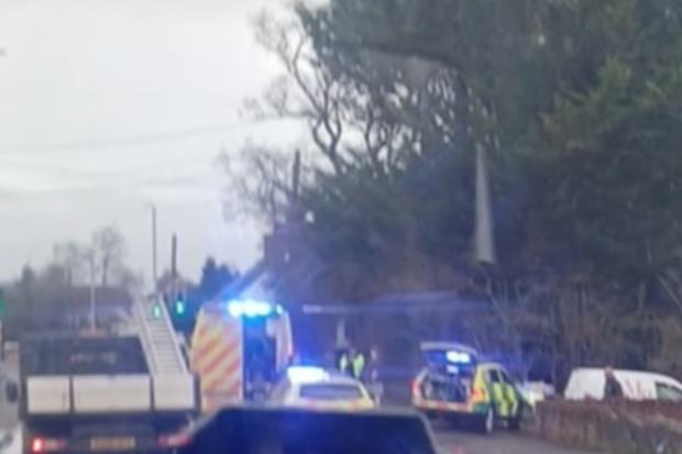 Emergency services respond to crash near Aldi store in Bathpool, Taunton