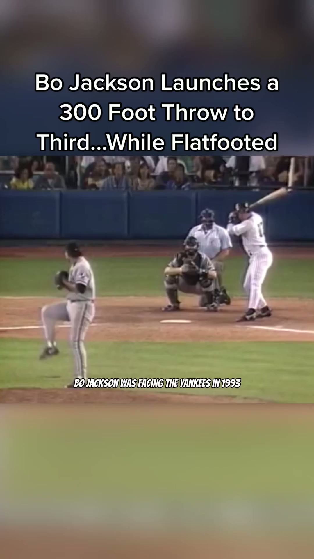 Dude had unreal arm strength #MLB #baseball #mlbtiktok #baseballtikto