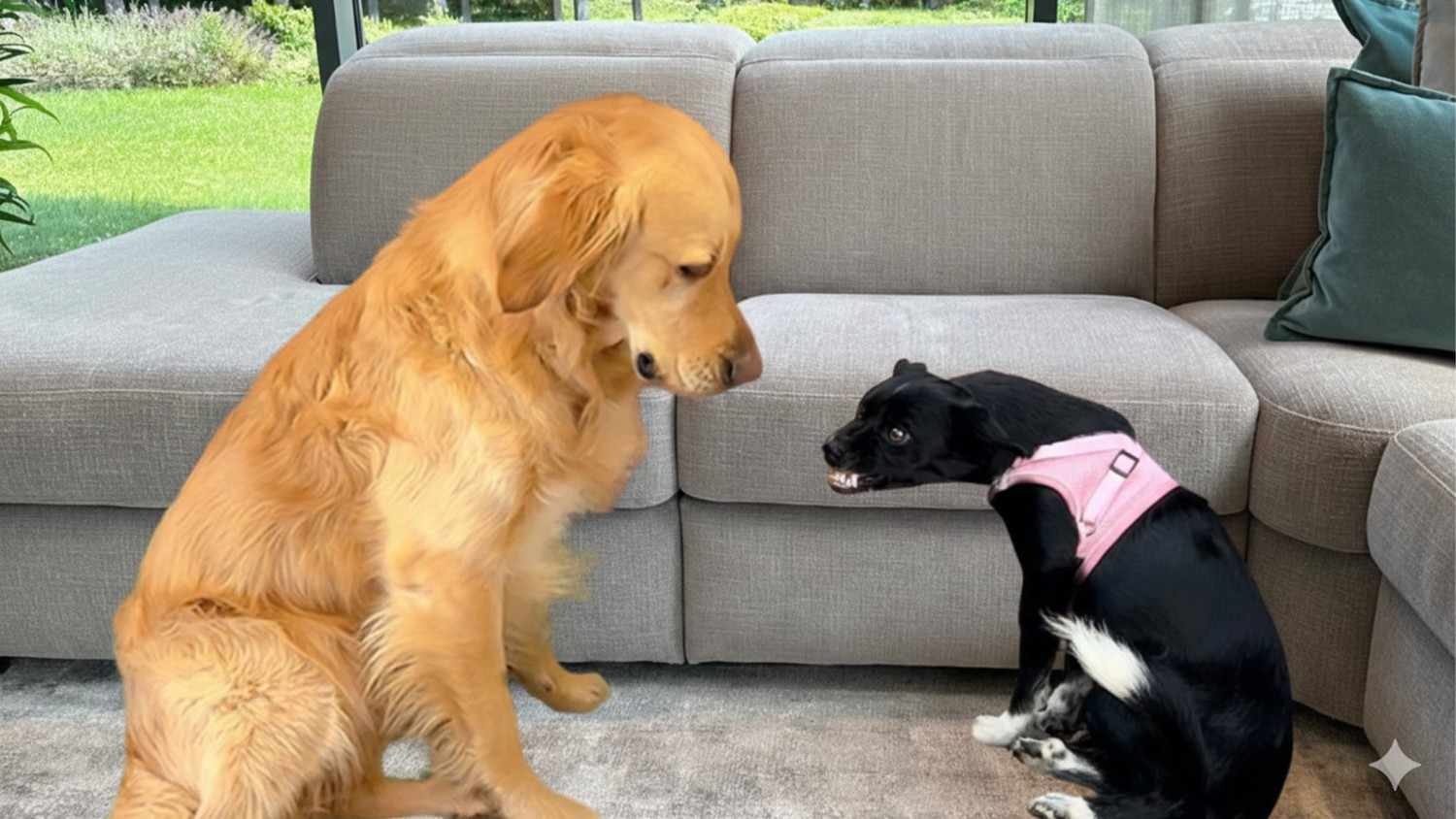 My dog’s gentle approach to a terrified rescue puppy