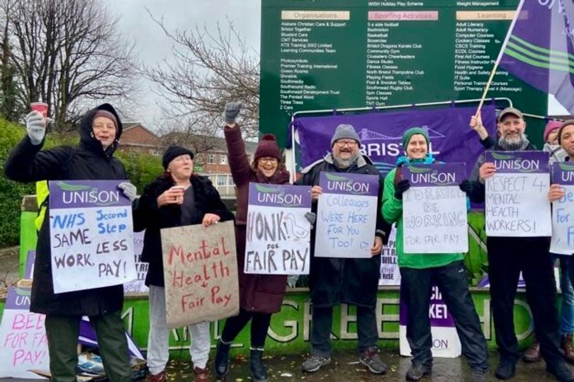 Bristol and Bath mental health workers' strike intensifies