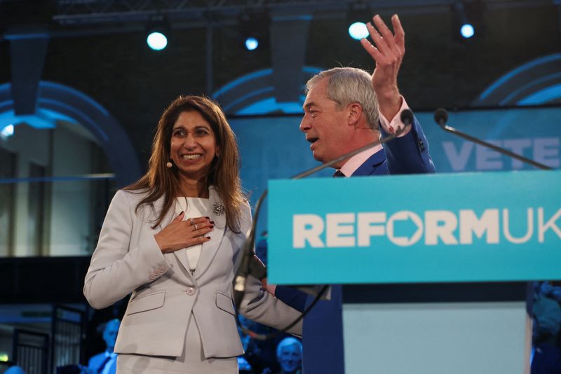 UK populist Reform attracts latest Conservative defector Braverman