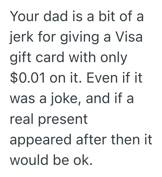 Woman agreed to wrap her dad’s gifts for a small fee, so when he ...