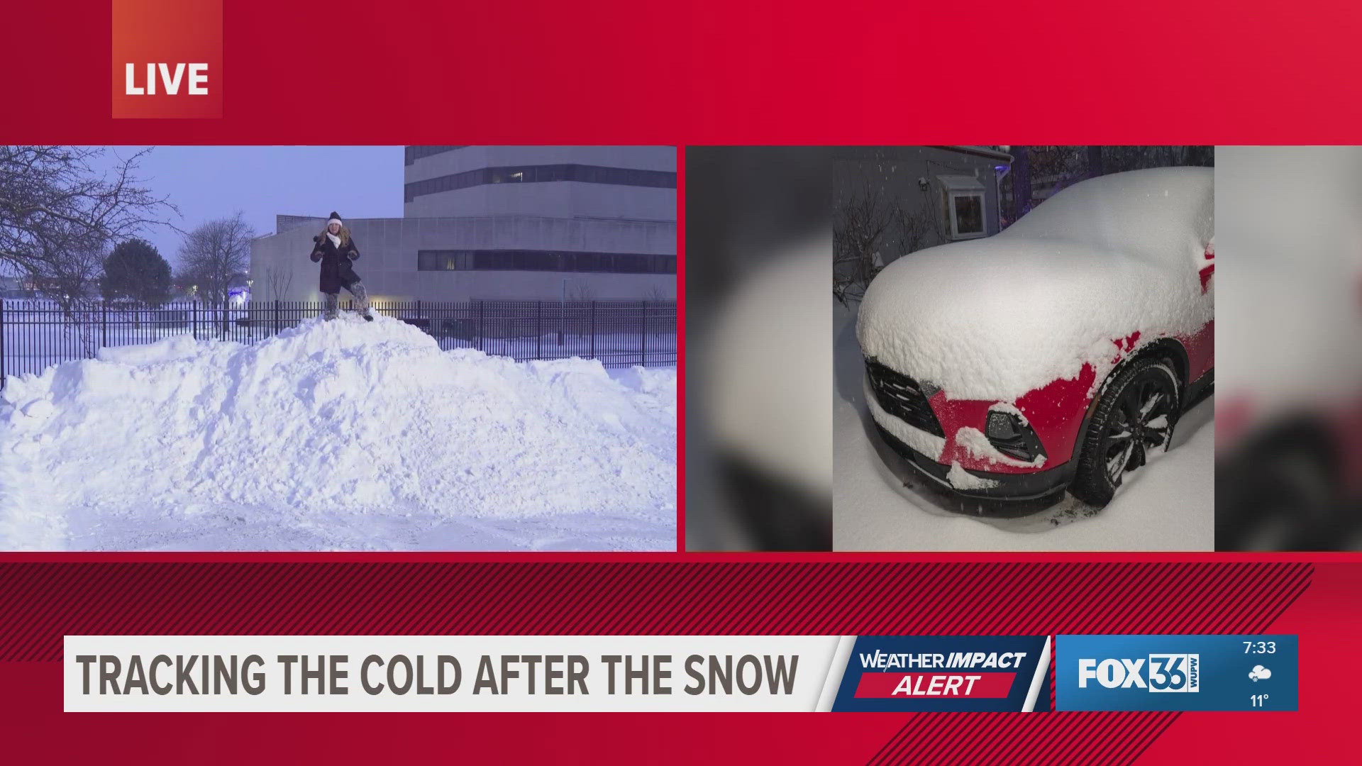 Snow day: Snow piled up after major winter storm, bitter cold continues