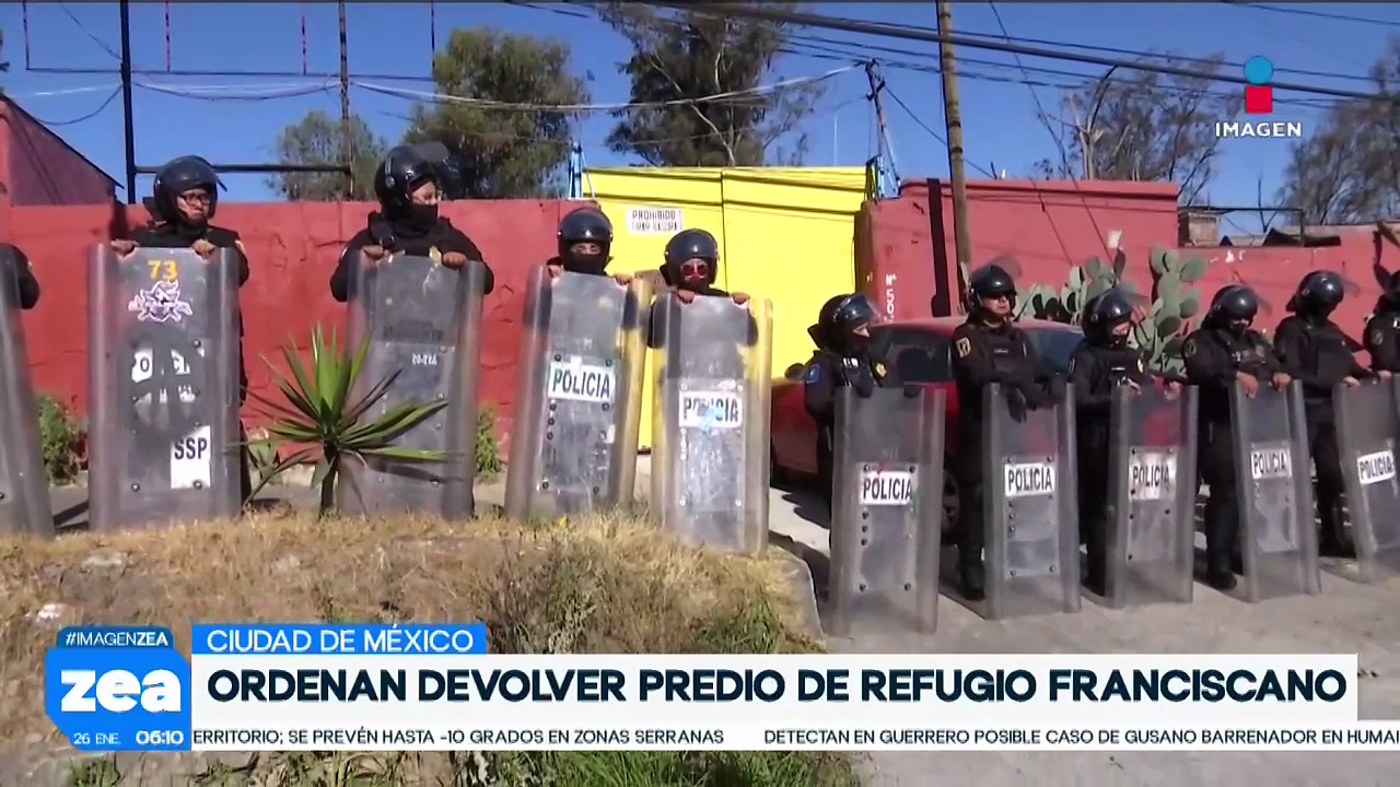 Refugio Franciscano: Jueza ordena devolver el predio el 30 de enero