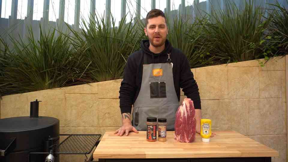 Beef tacos that start in the smoker