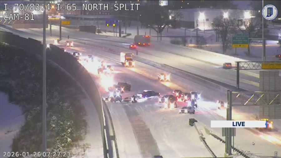 ‘Piling up and piling up’: Dicey situation strands drivers near North Split