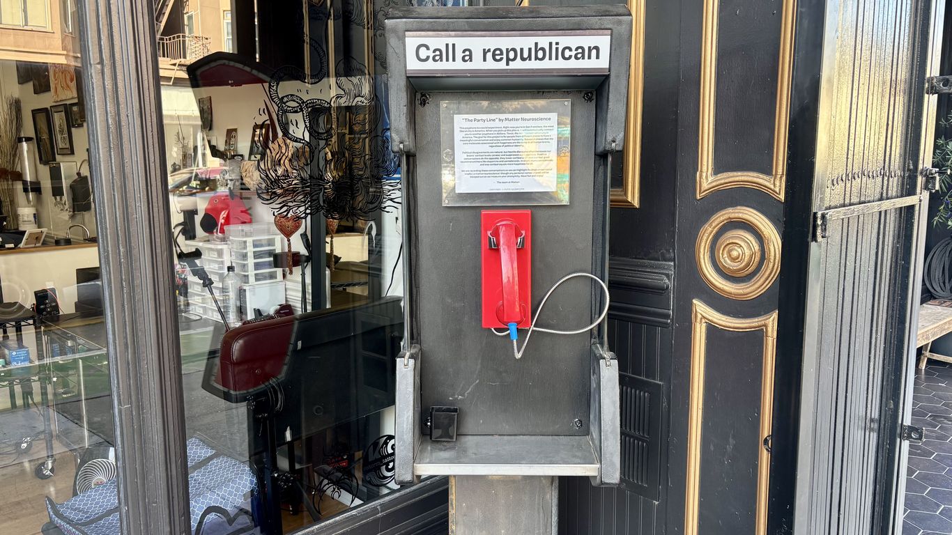 This San Francisco phone lets you call a Texas Republican