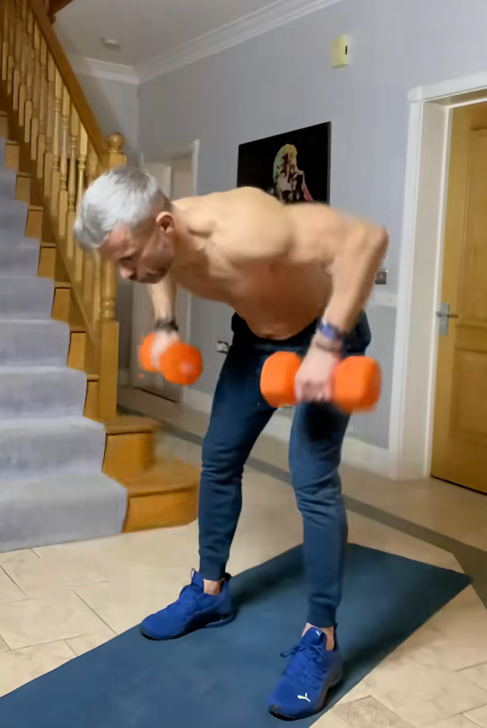 Back strength after 50: A simple dumbbell exercise