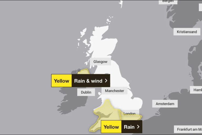 Storm Chandra: Met Office names new storm as 27 areas brace for 20cm of ...