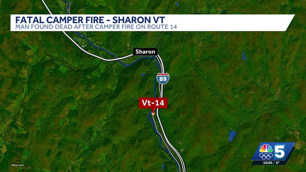 Deadly fire investigation underway in Sharon after man dies in camper