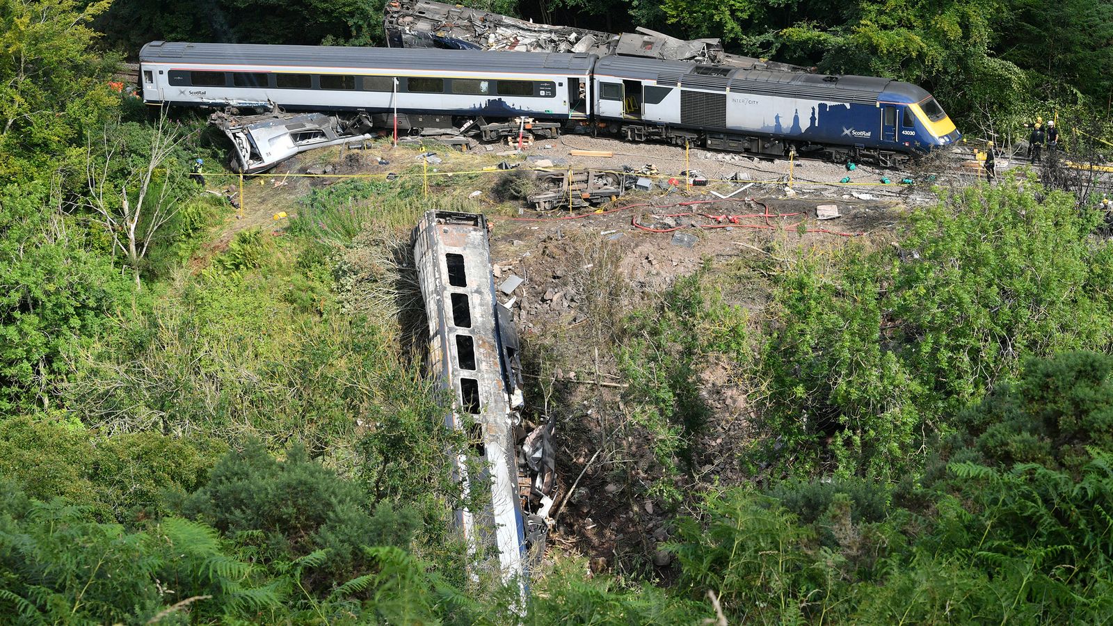Passenger killed in train derailment died on wedding anniversary ...