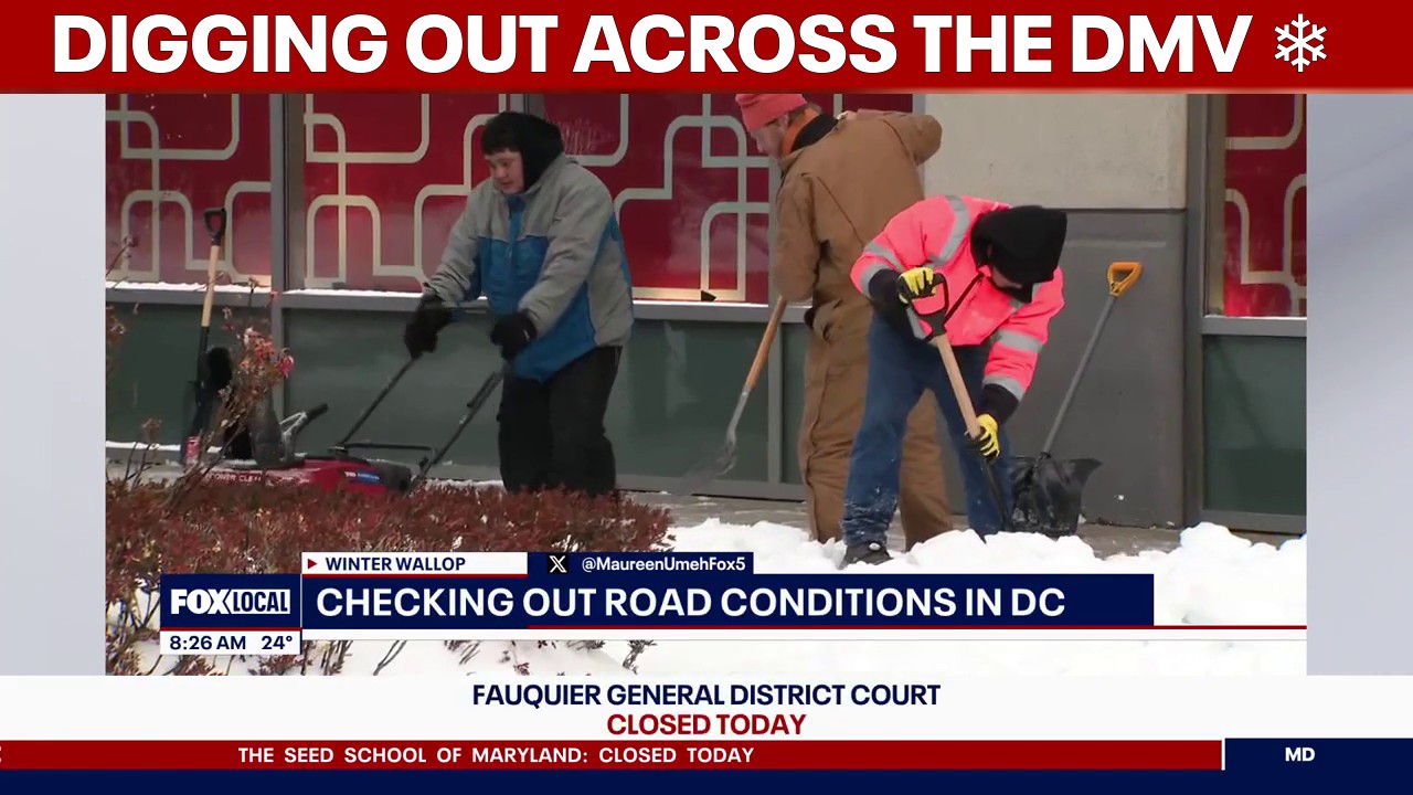 Snow, ice clearing underway in aftermath of snowstorm