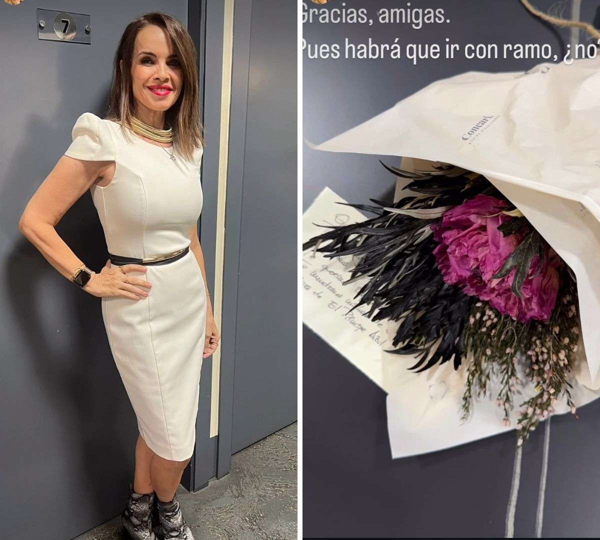 Las fotos de la boda sorpresa de Carme Chaparro: de su original vestido ...