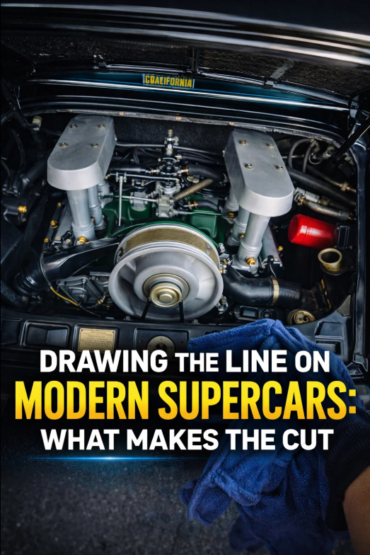 Drawing the line on modern supercars: What makes the cut