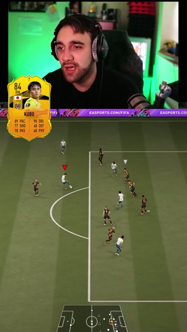 Kubo’s epic long shot! FIFA 21 ultimate team player review & crazy reaction