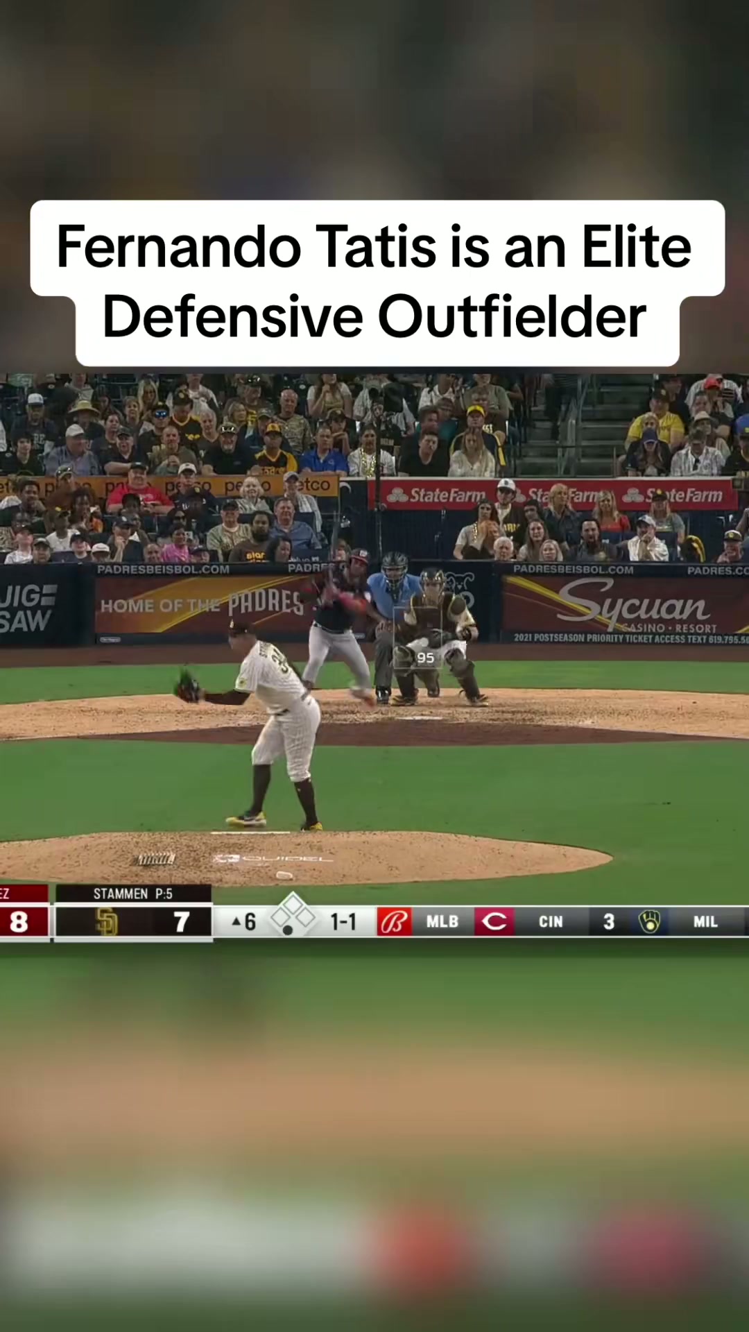 He’s back on track to being a top 5 player imo #MLB #baseball #mlbtik