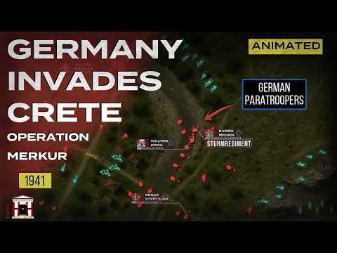 Germany’s airborne gamble: the Battle of Crete, 1941 – animated