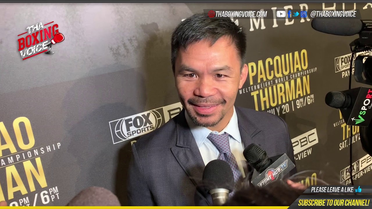MANNY PACQUAIO; SAYS KEITH THURMAN REMINDS HIM OF MIGUEL COTTO AND ...