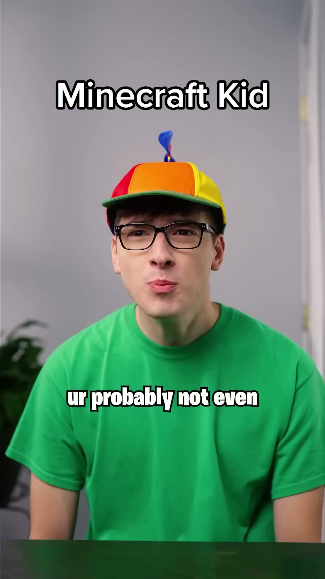 Fortnite kid vs Minecraft movie kid