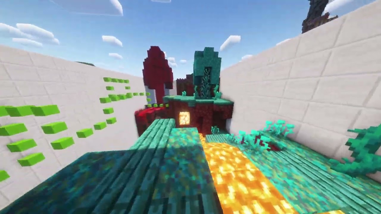 This Minecraft parkour map will break your mind! Minecraft parkour ...