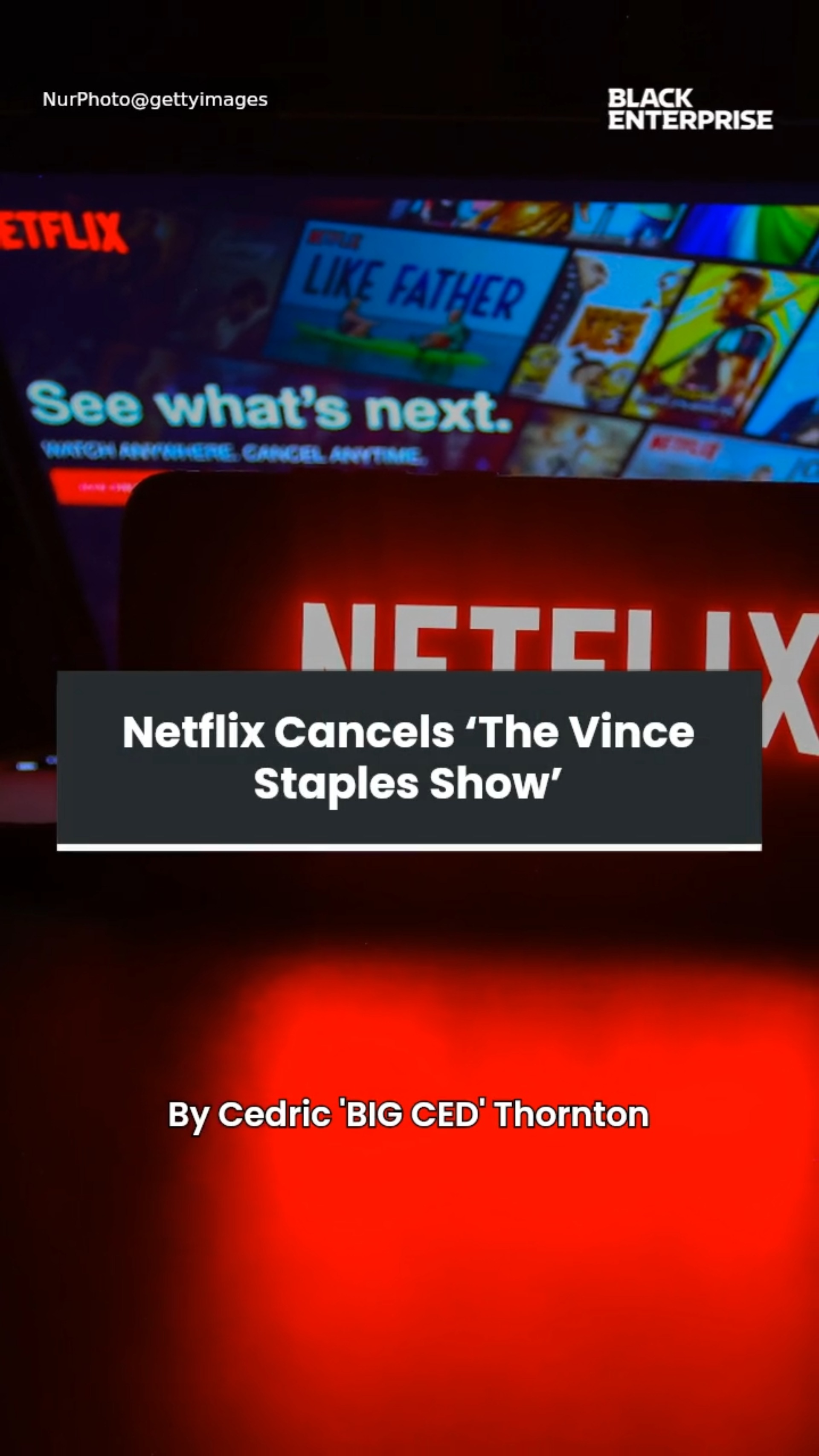 Netflix cancels ‘The Vince Staples Show’