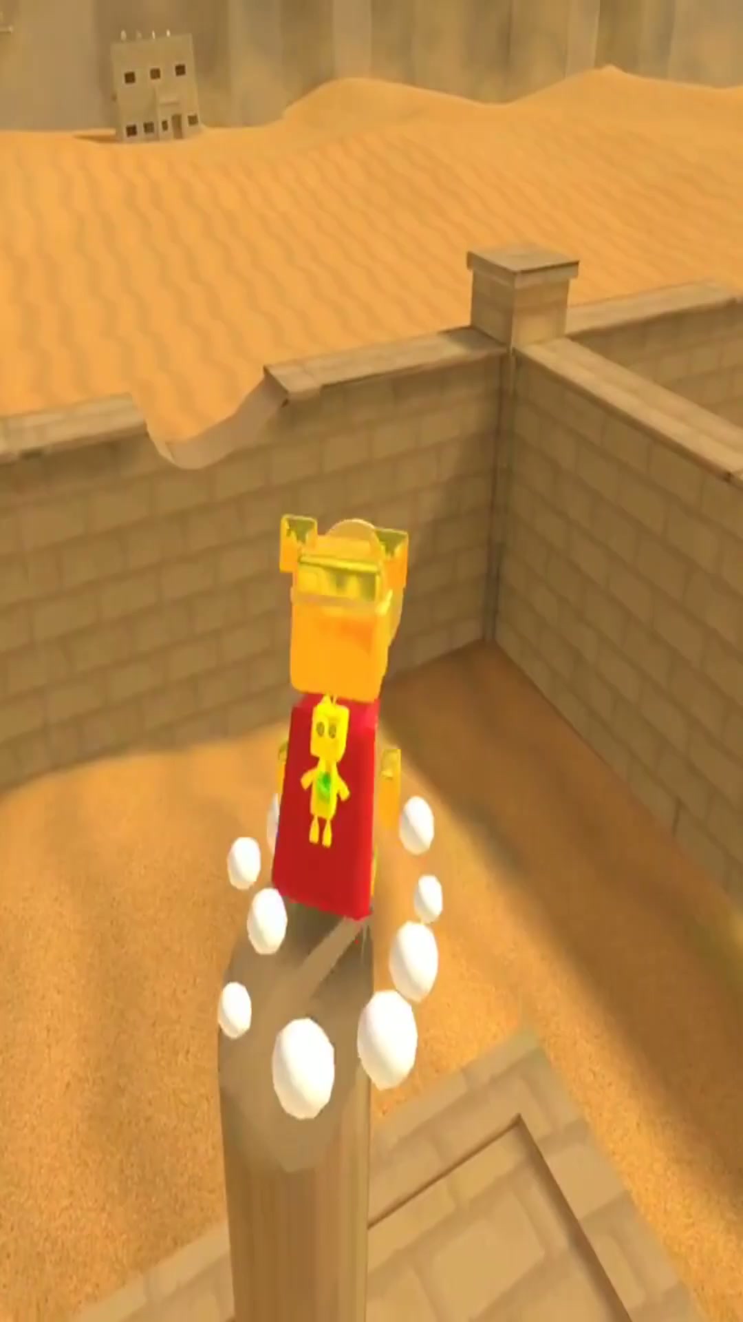 Super Bear Adventure, lever to build a sand tower in Beemothep Desert