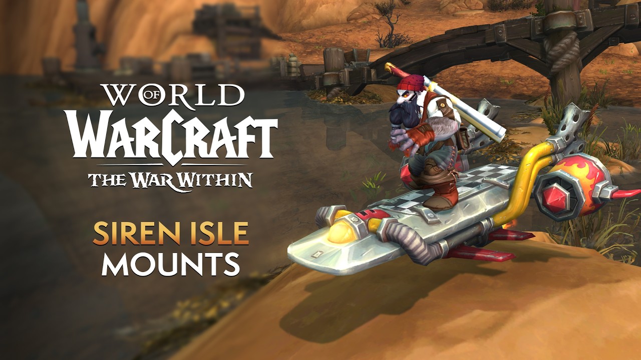 The 4 new Siren Isle mounts & where to find them in patch 11.0.7