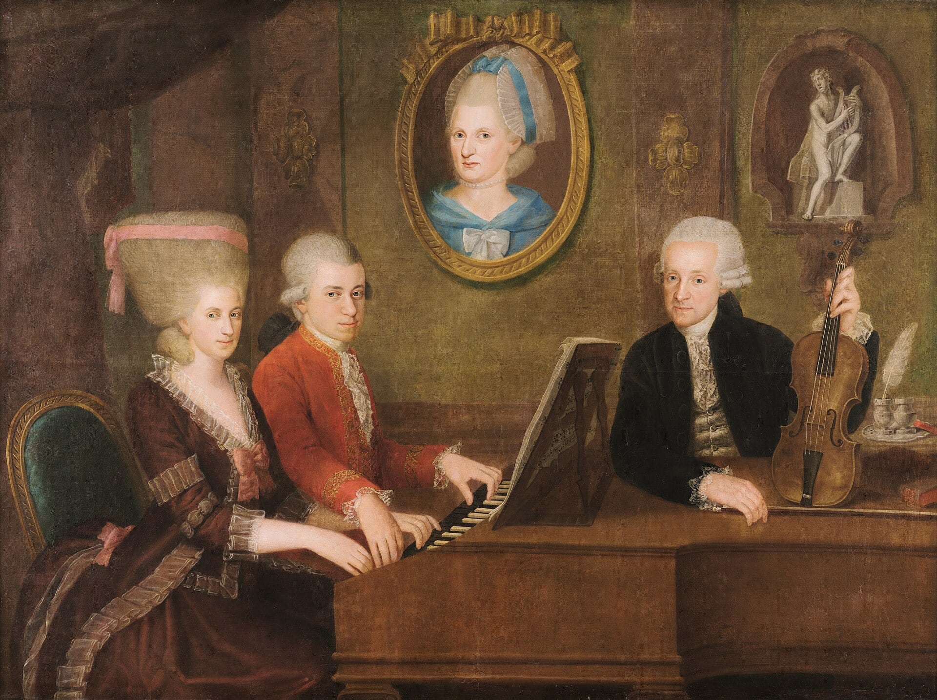 Portrait of the Mozart family