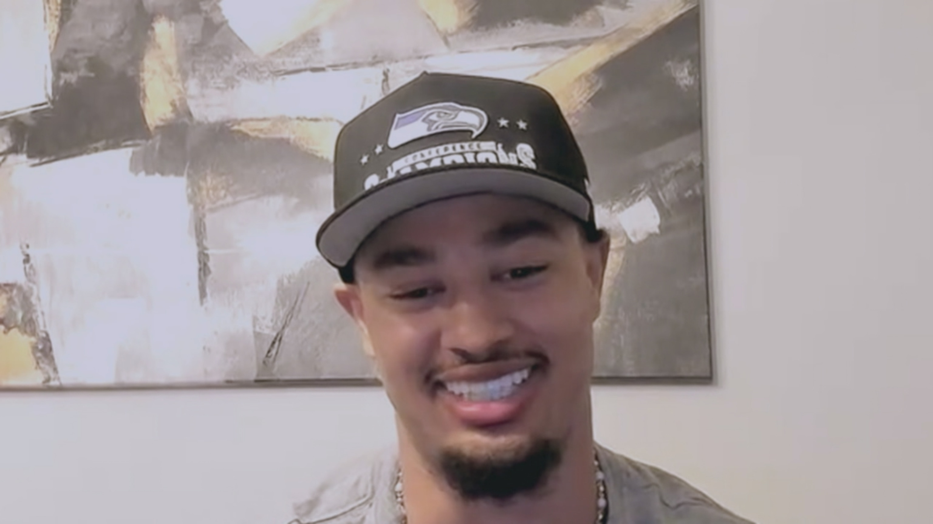 Jackson Smith-Njigba talks Super Bowl